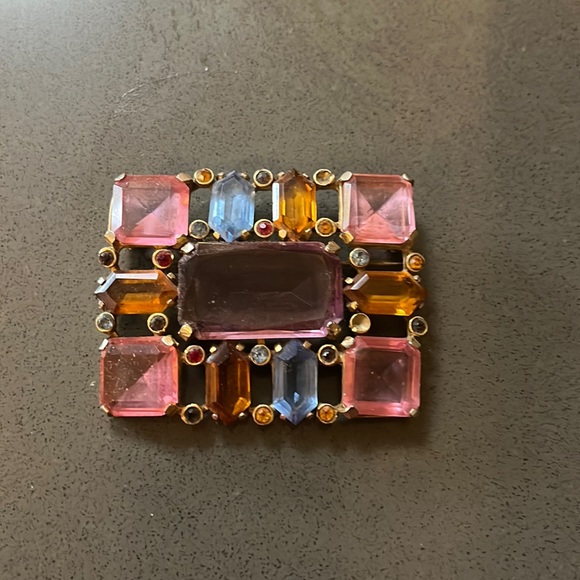 Jewelry | Vintage Jewel Pin | Poshmark